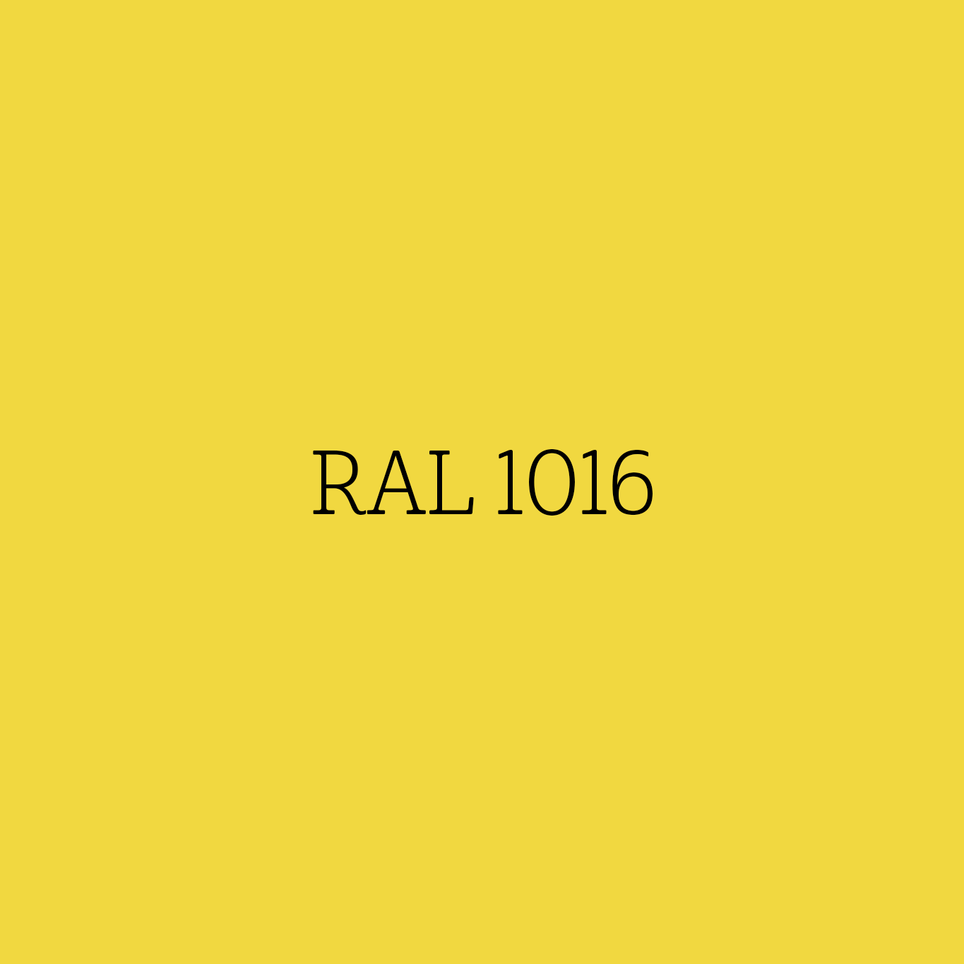 RAL 1016 Sulfur Yellow - krijtverf Mia Colore