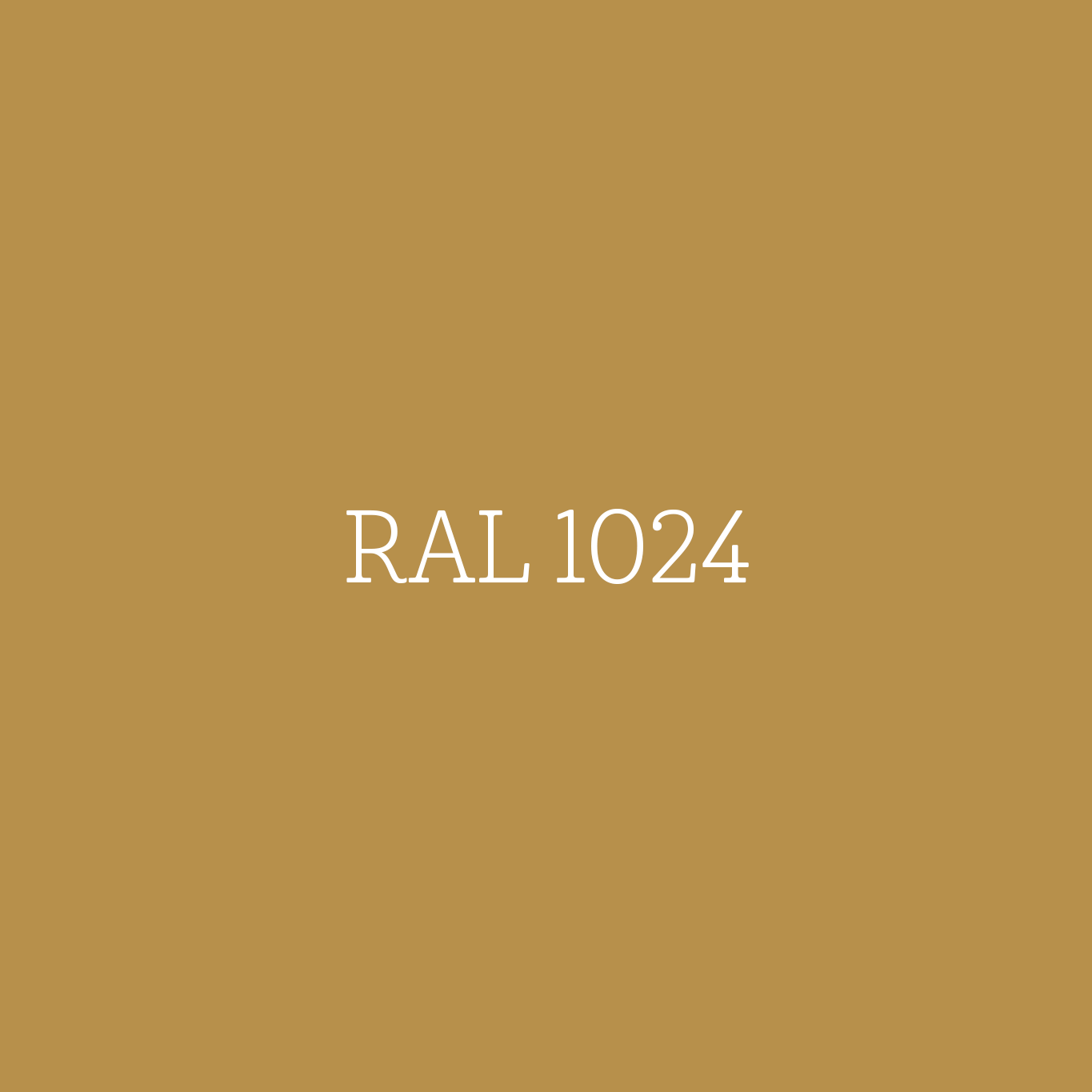 RAL 1024 Ochre Yellow - matte muurverf l'Authentique