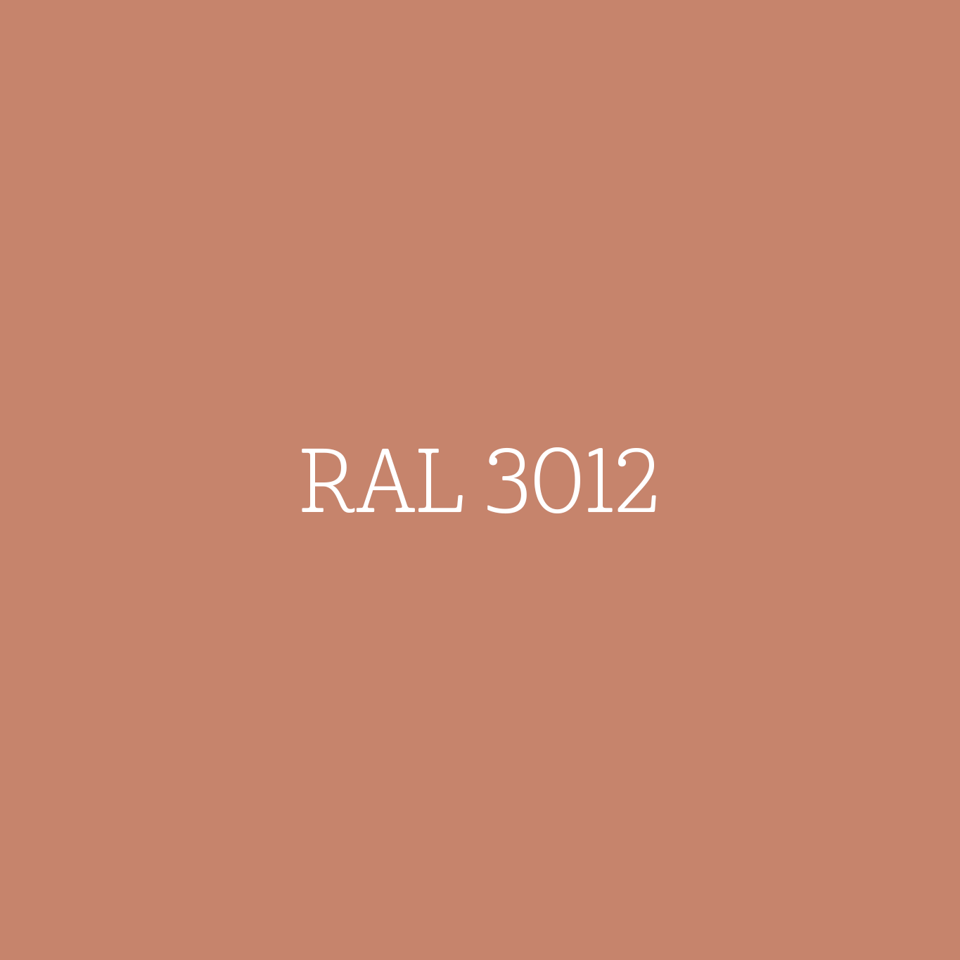 RAL 3012 Beige Red - hoogglans lak waterbasis l'Authentique
