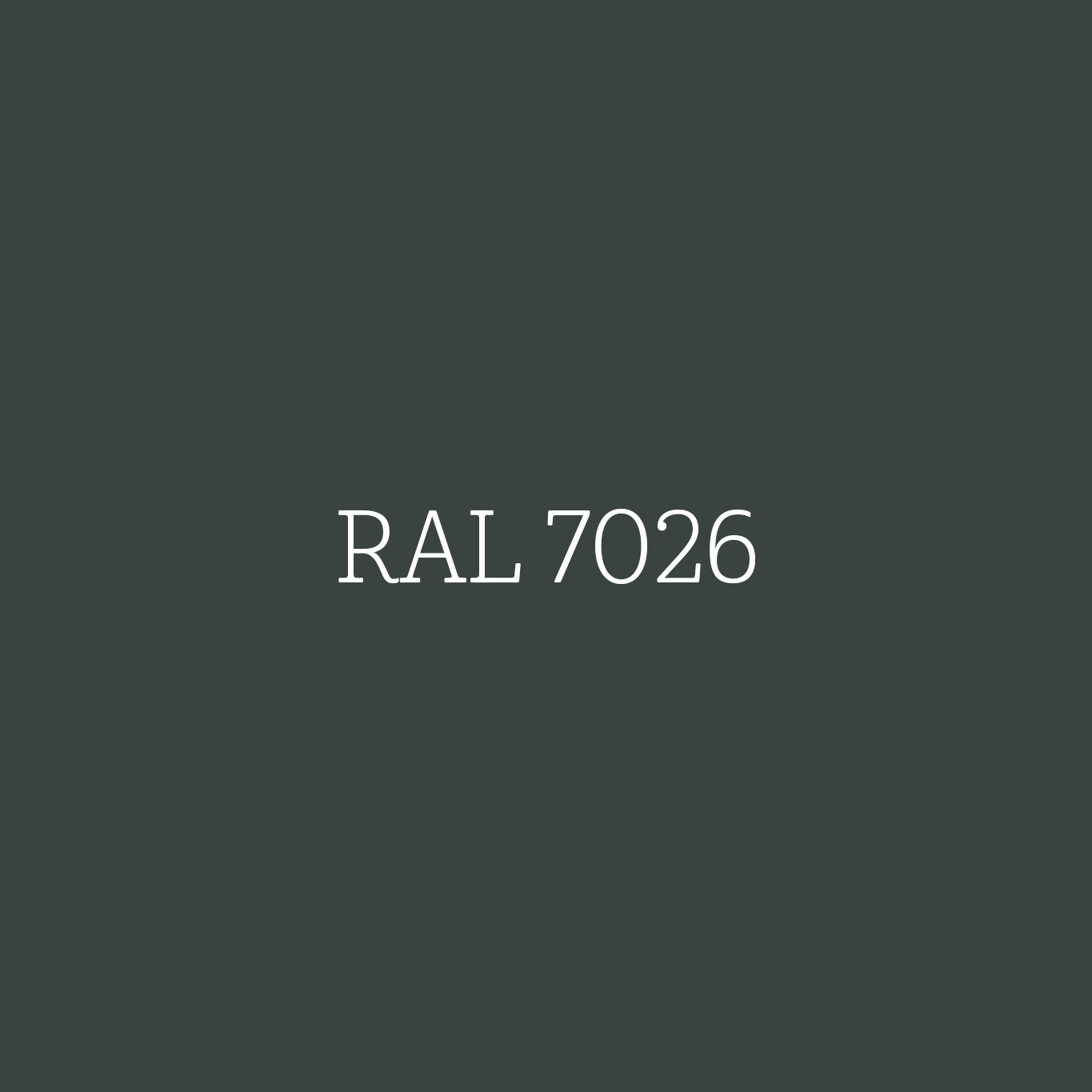 RAL 7026 Granite Grey - vloerlak zijdeglans waterbasis l'Authentique