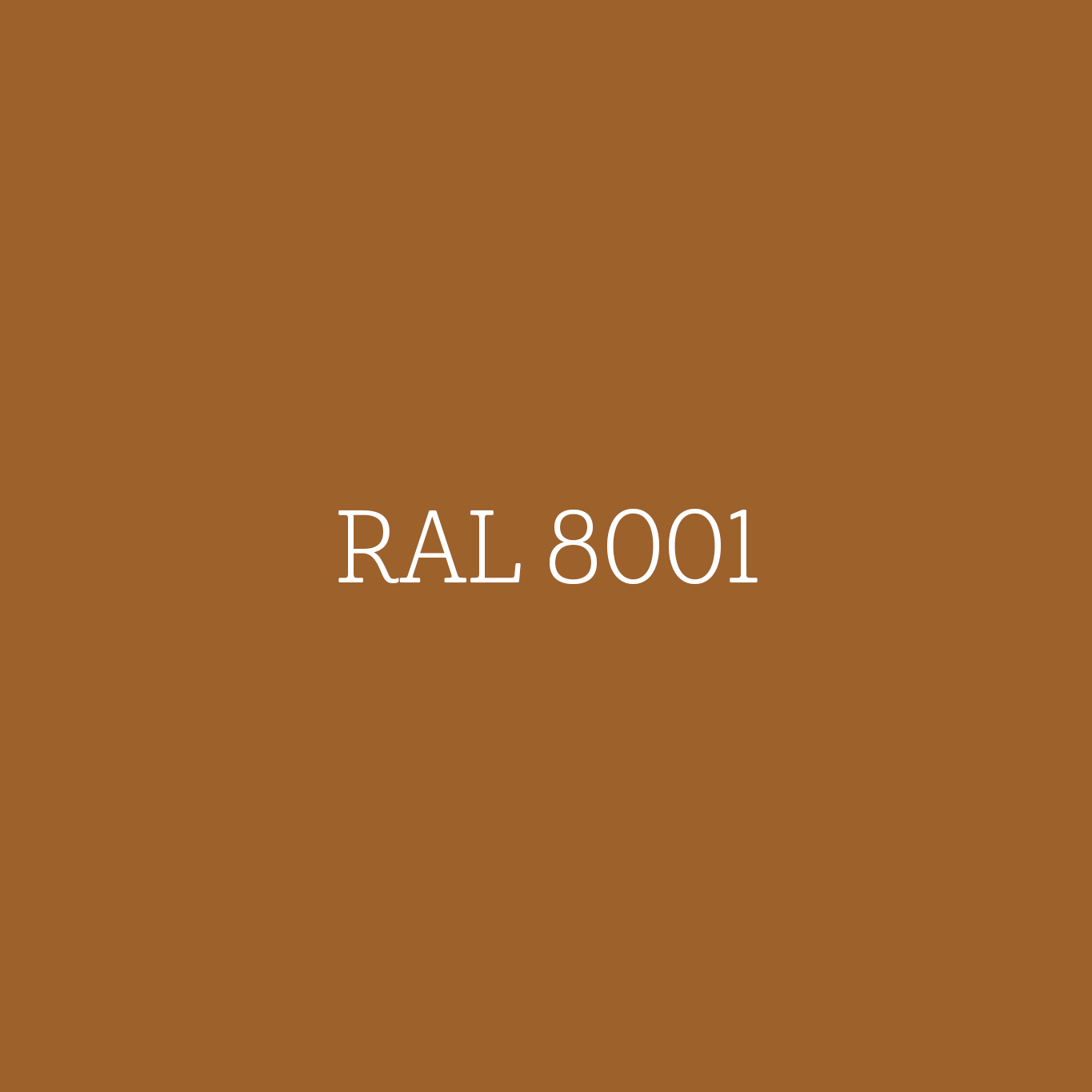 RAL 8001 Ochre Brown - gevelverf l'Authentique